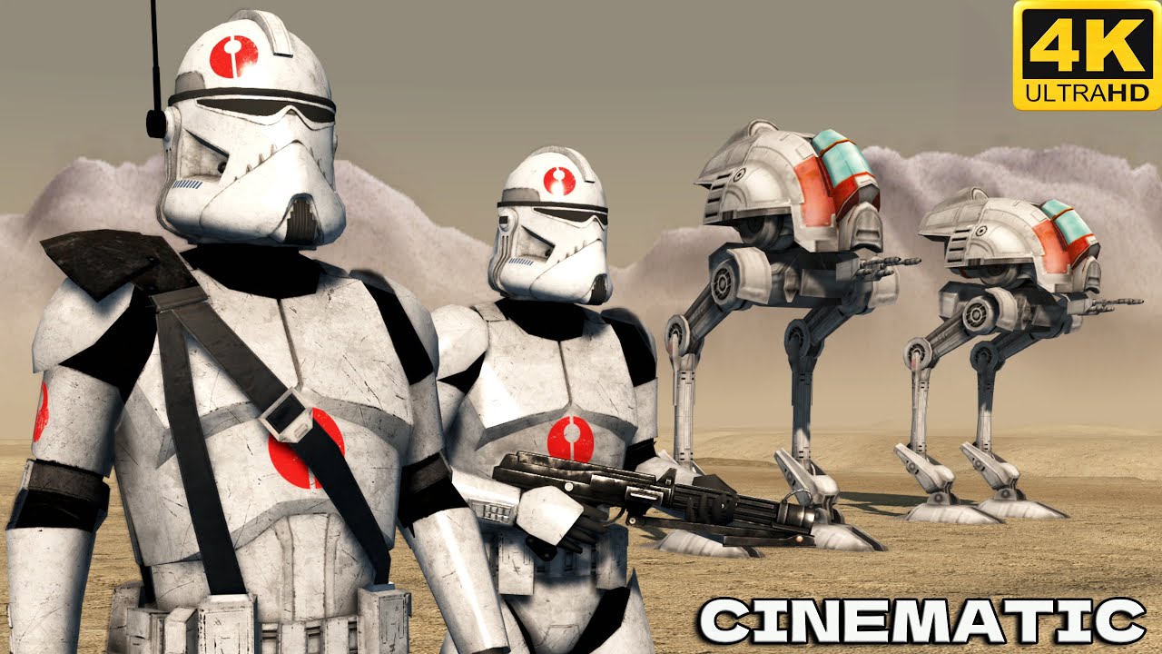 STAR WARS MASSIVE BATTLE - Clone Troopers vs Battle Droids [4K UltraHD ...