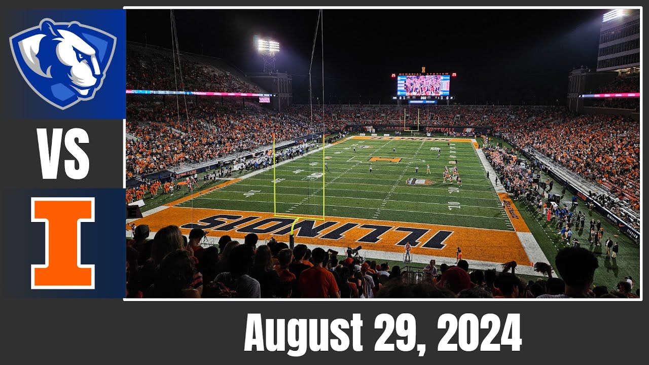 SEASON OPENING BLOWOUT (8/29/2024) Illini Football vs. Eastern Illinois ...