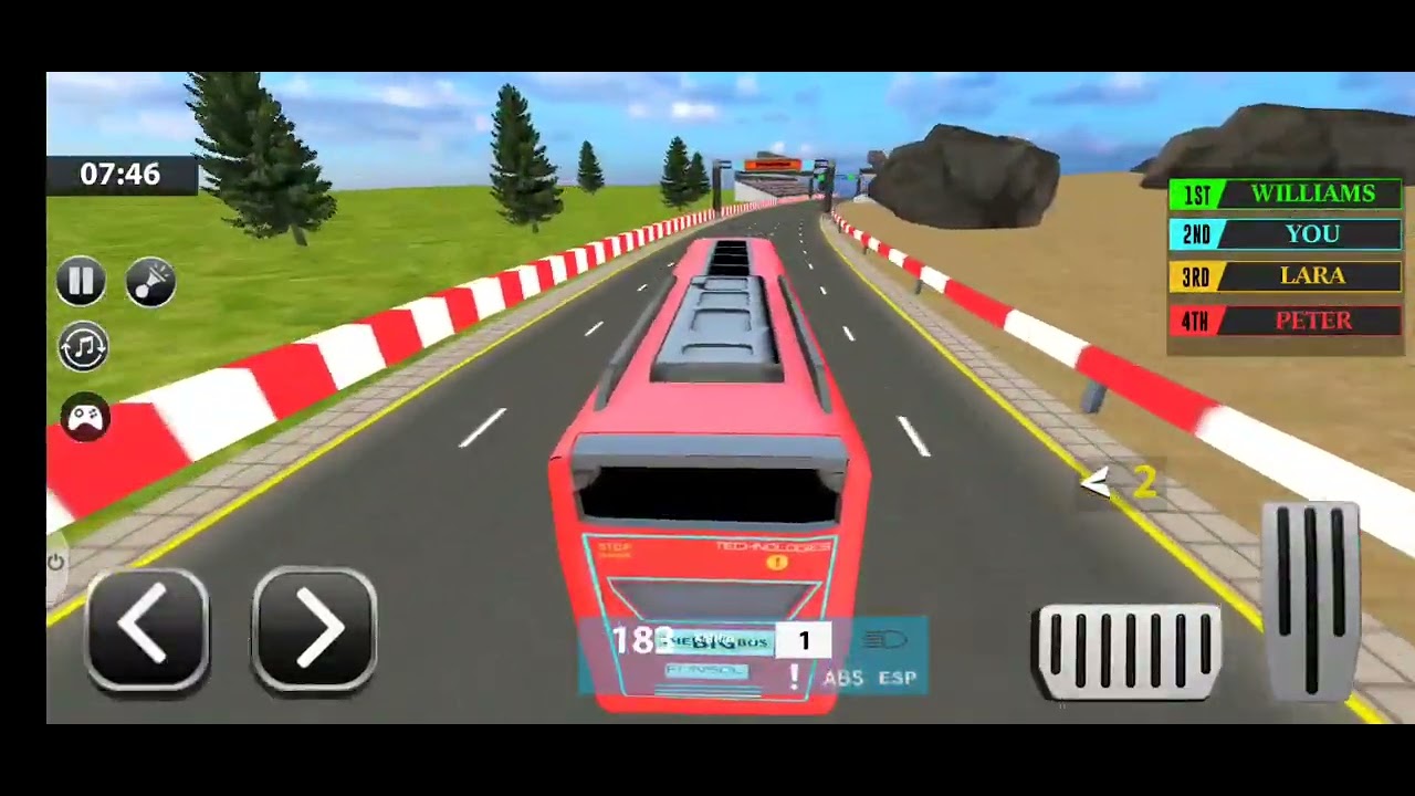 bus racing video for kids video - YouTube