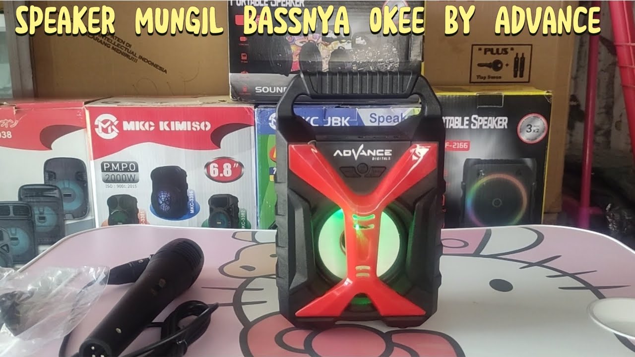REVIEW SPEAKER ADVANCE S30 PORTABLE SPEAKER BLUETOOTH WIRELESS - YouTube