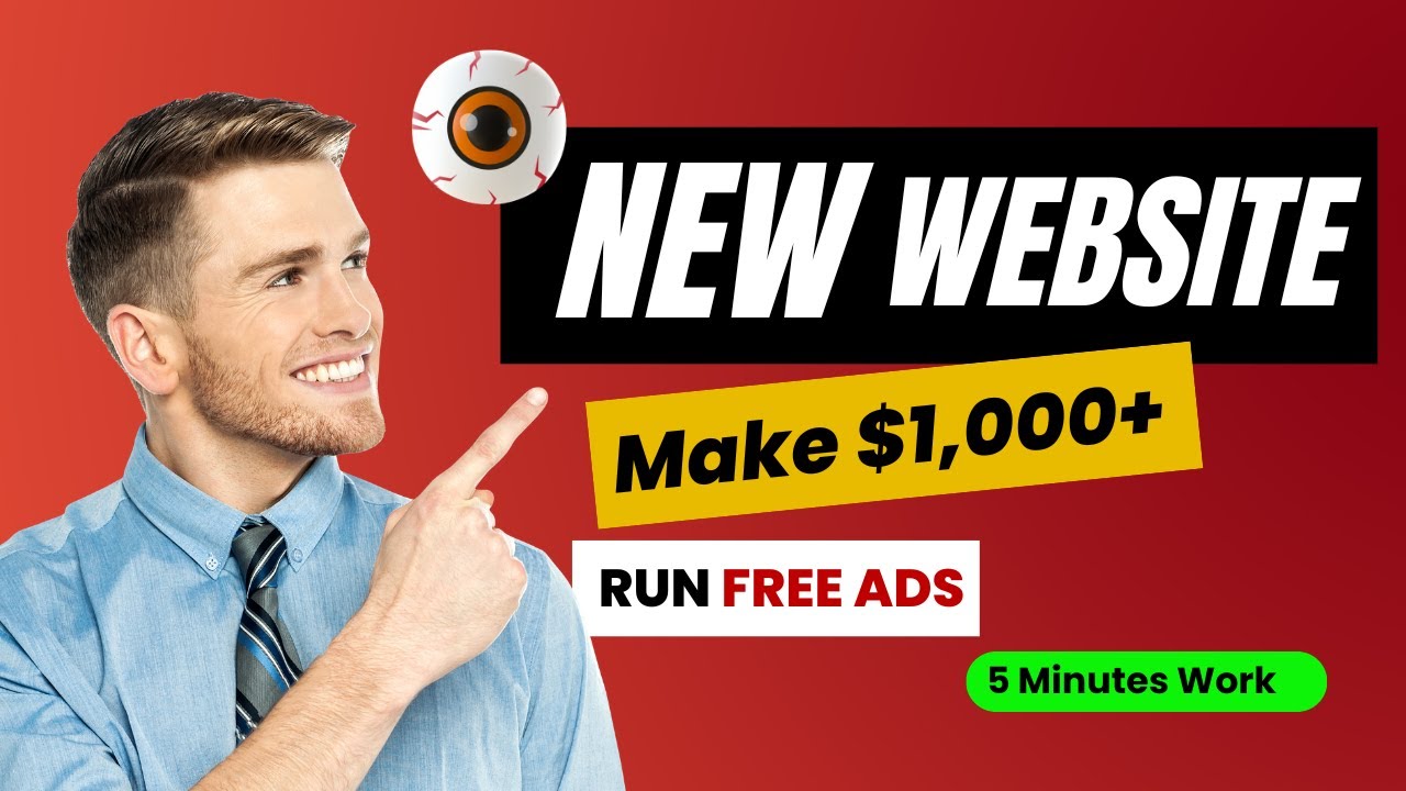 NEW Website! RUN FREE Ads | MAKE $1000 With CPA Marketing | Make Money ...