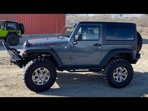 "Fat Girl" 2014 Jeep JK Rubicon Snow Wheeling and Rock Crawling - YouTube