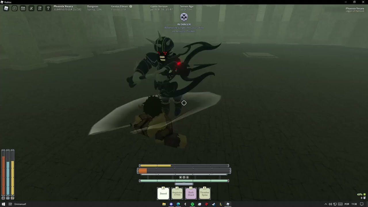 (Deepwoken) freshie gets a Vampirism Enforcer's Axe - YouTube