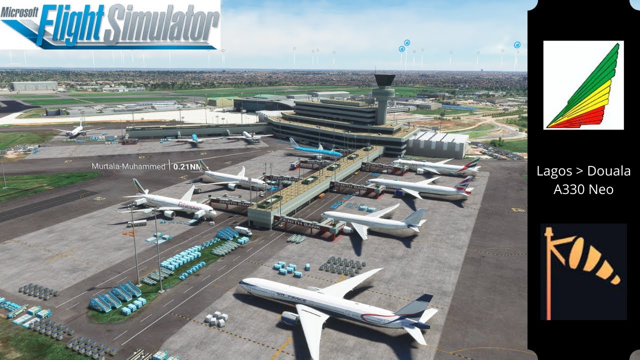 vol Lagos - Douala en A330Neo | MSFS - YouTube