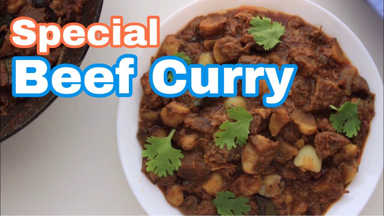 Koorka beef curry Kerala style | Beef Koorka (Chinese potato) curry ...