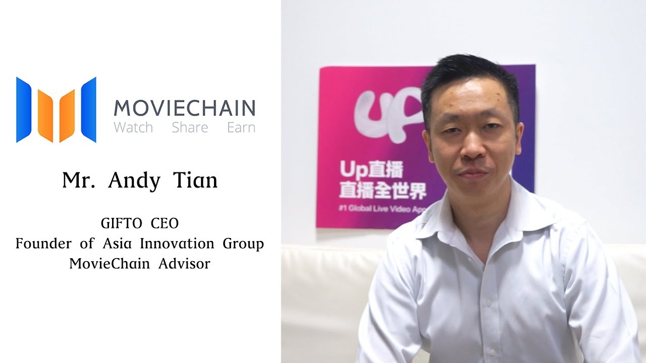 Andy Tian Interview about MovieChain project - YouTube