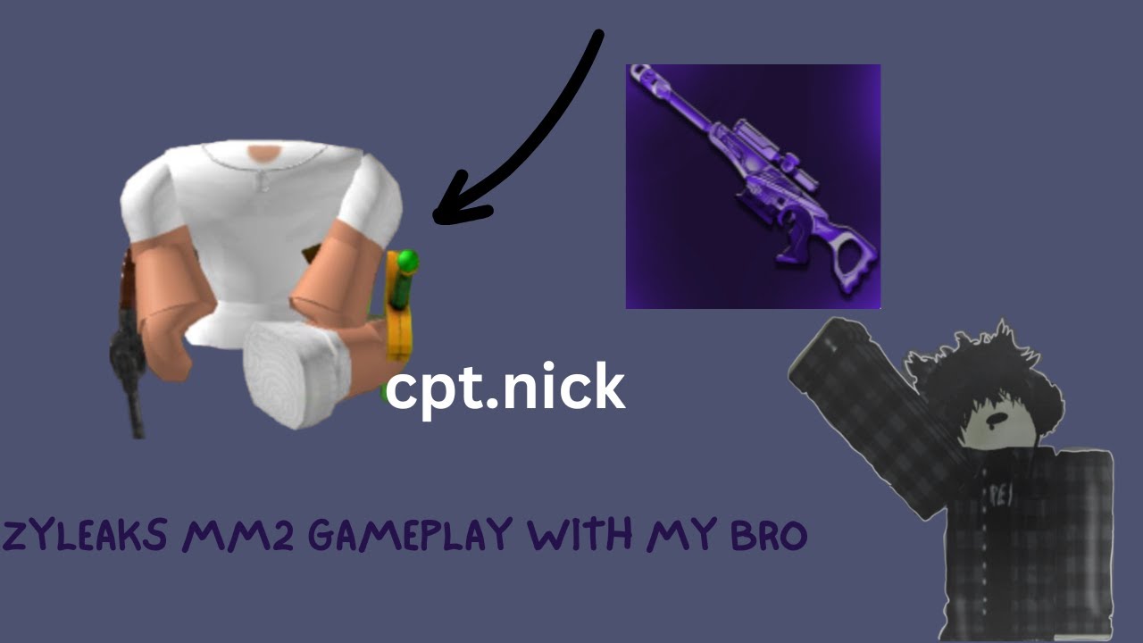 ZYLEAKS MM2 GAMEPLAY WITH MY BRO! (1V1) - YouTube