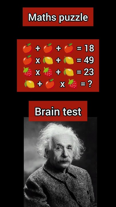 Maths puzzle #maths #mathstricks #mathpuzzle - YouTube