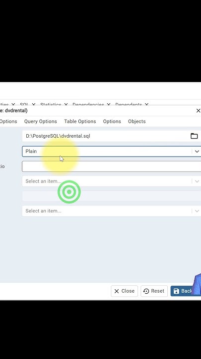 How To Backup Postgresql Database As Sql File Using Pgadmin Best Postgresql Tutorial Shorts