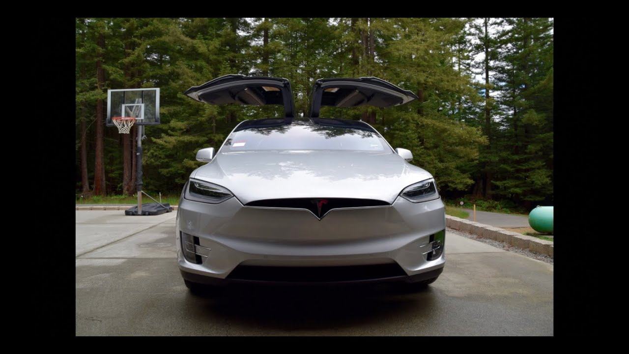 TESLA MODEL X FALCON DOORS DEMONSTRATION+EXCLUSIVE PHOTOS - YouTube