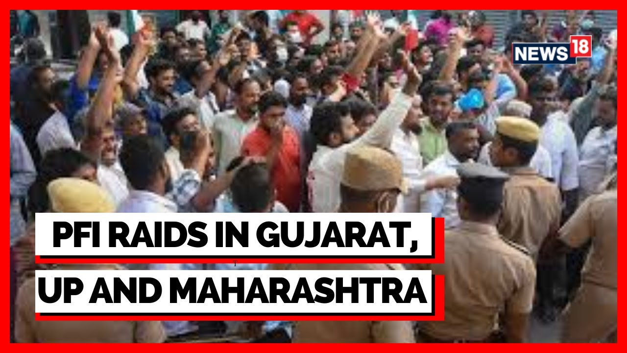 PFI News Today | PFI Leader | PFI Raids | Detentions in Ahmedabad ...