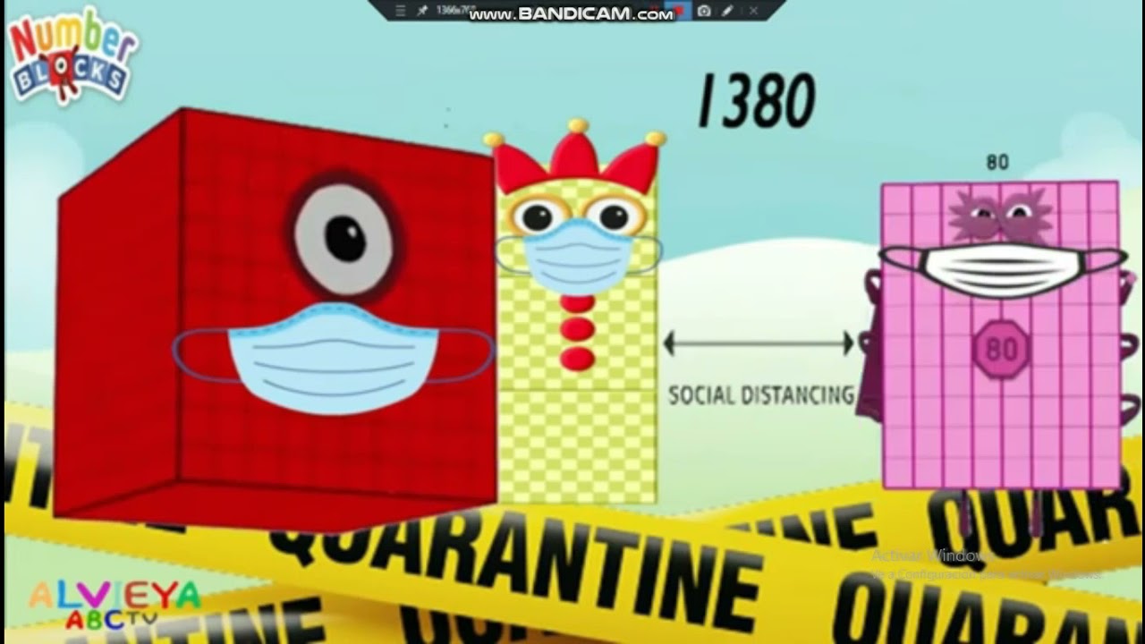 numberblocks 0 to 1500 - YouTube