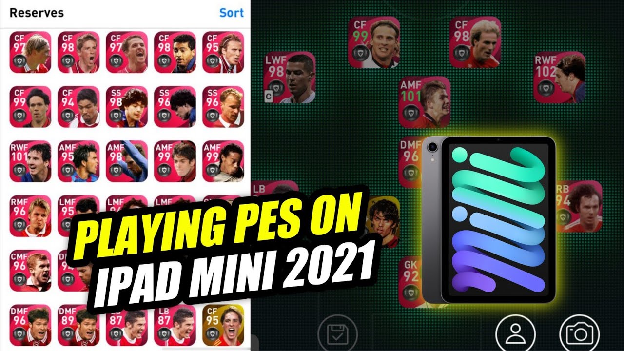 Playing PES On New Ipad Mini 6 🔥 - YouTube