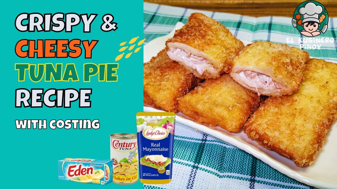 EASY CRISPY & CHEESY TUNA PIE RECIPE | DIY TUNA PIE ALA JOLLIBEE - YouTube