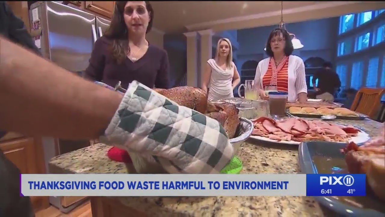 Thanksgiving food waste harmful to the environment - YouTube