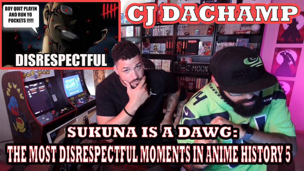 Cj DaChamp "THE MOST DISRESPECTFUL MOMENTS IN ANIME HISTORY 5" Red Moon ...