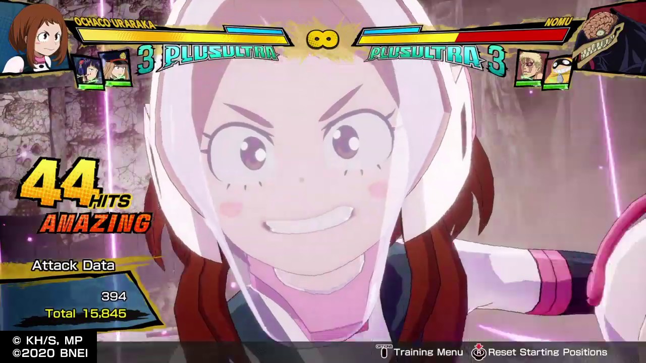 MHOJ2 Ochaco Plus Ultra Assist Combo - YouTube