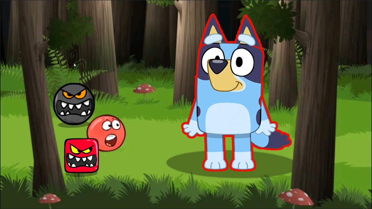 Red Ball 4 vs Bluey Forest Animals Mayhem - YouTube