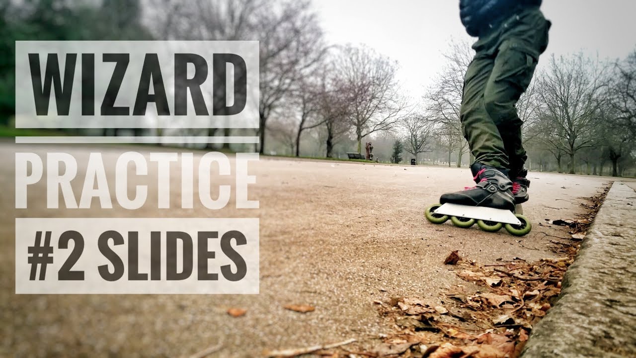 Wizard skate practice #2: Some Slides on Slidy Surface - YouTube