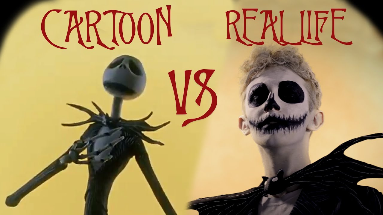 Jack's Lament - Cartoon vs. Real Life! - Nightmare before Christmas ...