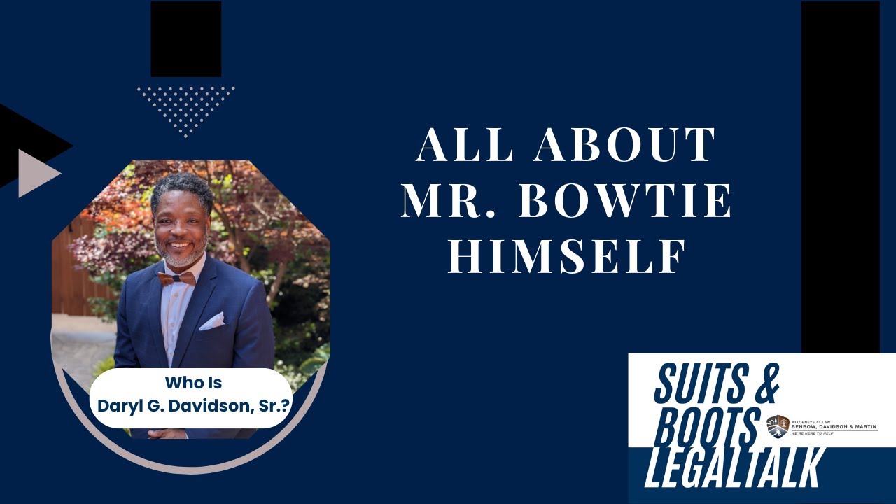 All About Mr. Bowtie Himself, Mr. Daryl G. Davidson, Sr. - YouTube