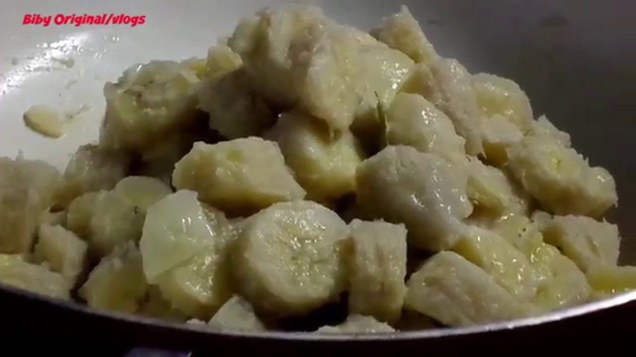 Banano verde en escabeche - YouTube