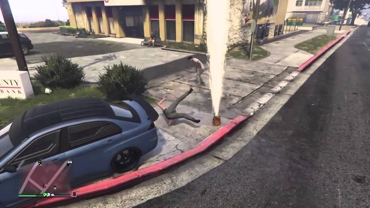 GTA 5 - Fire hydrant fun in Paleto Bay - YouTube