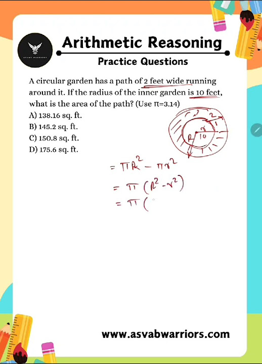 ASVAB Arithmetic Reasoning Practice Questions #asvab #usmilitaryacademy ...