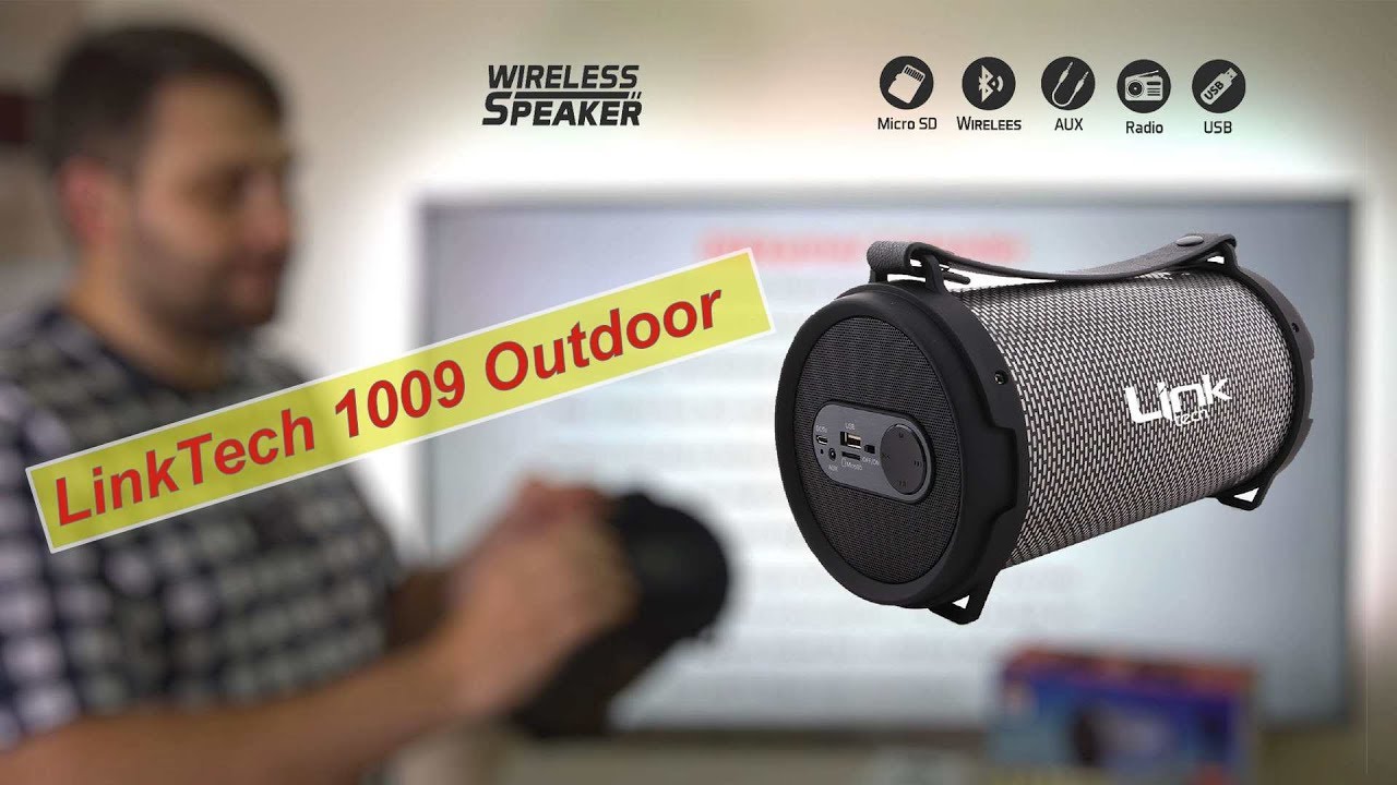 LinkTech LBS-1009 Taşınabilir Kablosuz Hoparlör 🔈🔈🔈 Outdoor Wireless ...