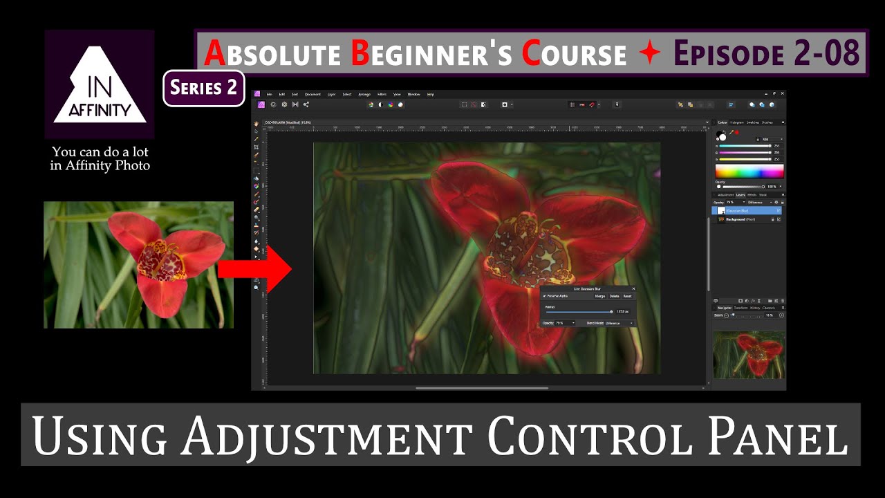 Absolute Beginner's Course Series 2: Episode 8: Using Adjustment ...