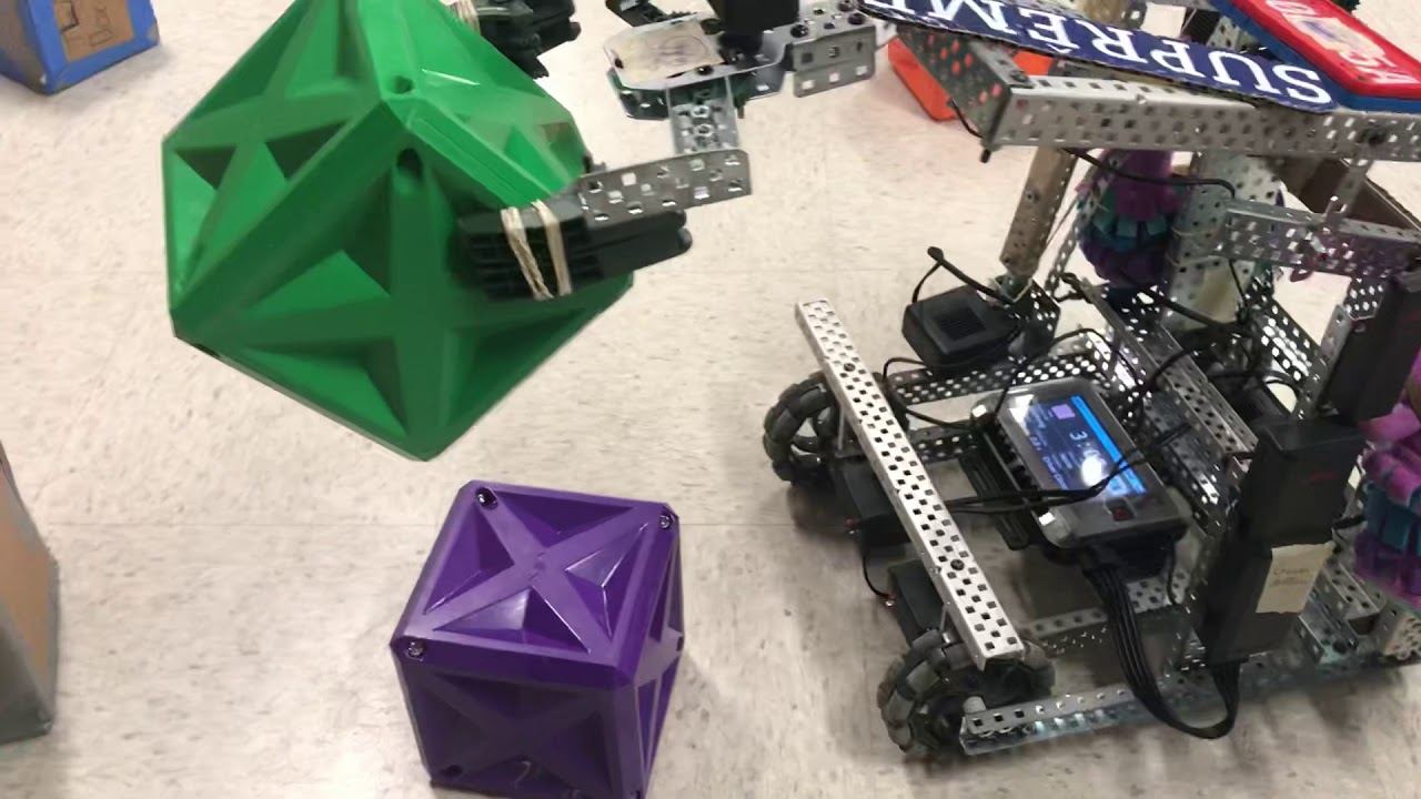 Vex TowerTakeover Basic Stacker 2 - YouTube