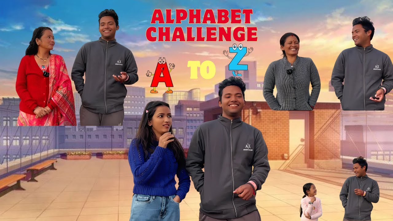 A to Z Alphabetical Talking Challenge | Fun Wordplay Adventure!😂😱 ...