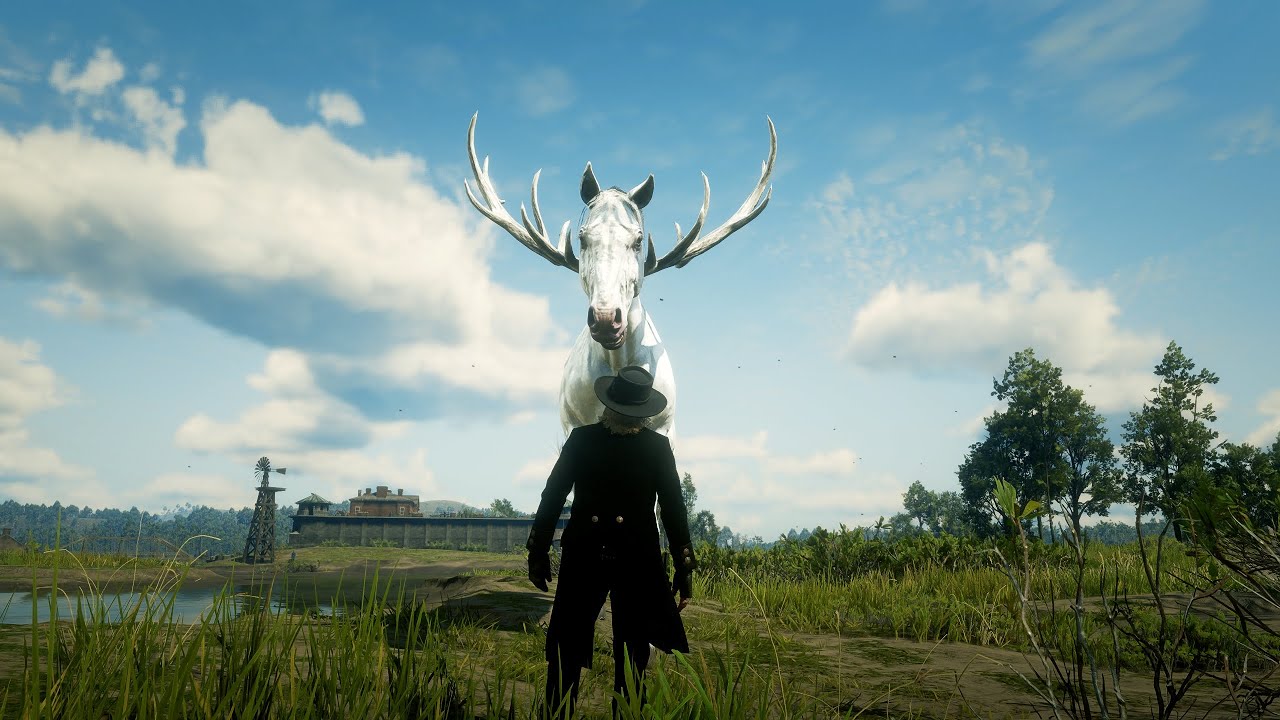 Arthur Morgan Tames Legendary Horse Near Sisika Penitentiary in Red ...