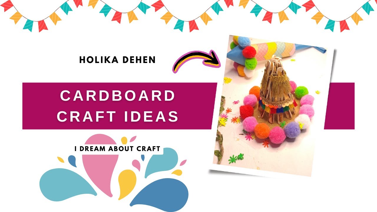 HOLIKA DEHEN CRAFT IDEAS / DIY HOLI CRAFT IDEAS / how to a dahan 2024 ...