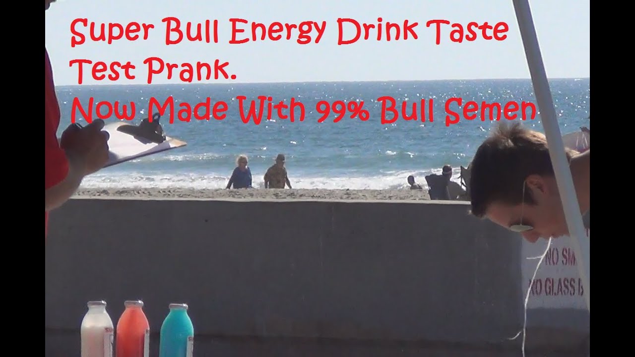 Bull Semen taste test prank. - YouTube