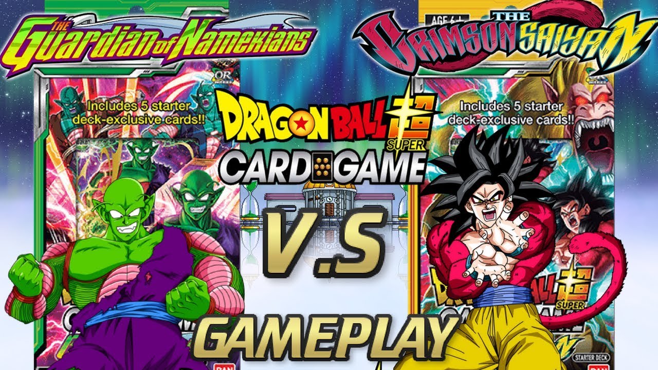SUPER SAIYAN 4 GOKU V.S PICCOLO JR. STARTER DECK BATTLE! - YouTube