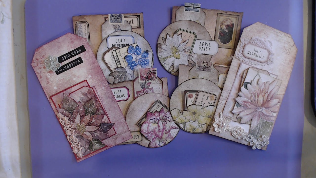 Pockets, Tags & Tucks - April CDT Project for Love Junk Journals - YouTube