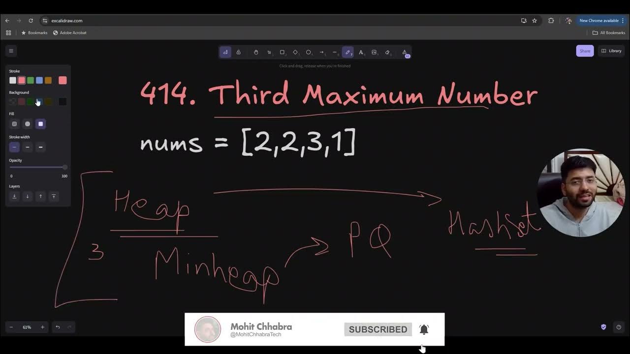 Leetcode 414: Third Maximum Number | Step-by-Step Solution - YouTube