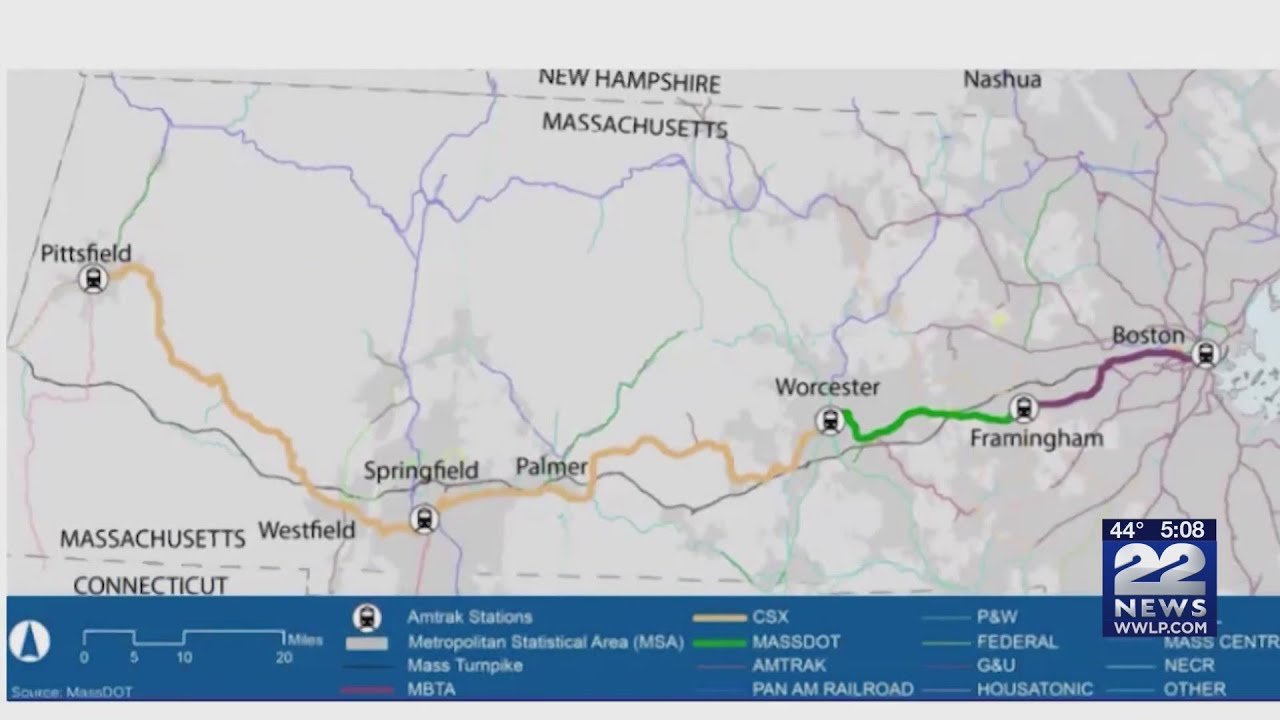 New East-West rail proposal would extend services to Pittsfield - YouTube
