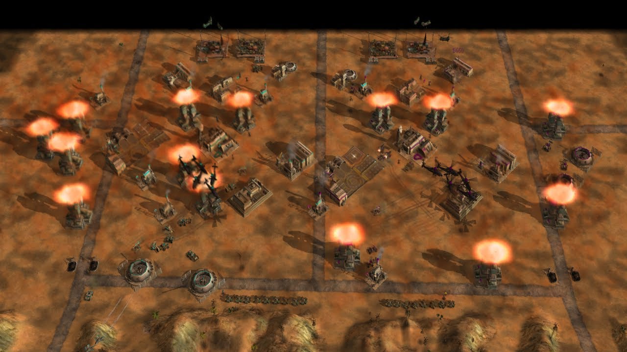 AI BUILD SUPER BASE DEFENCE! Command & Conquer TM Generals Zero Hour ...