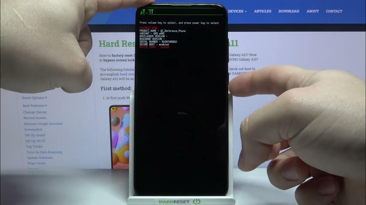 How To Enter Fastboot Mode On Samsung Galaxy A11 Open Fastboot Mode