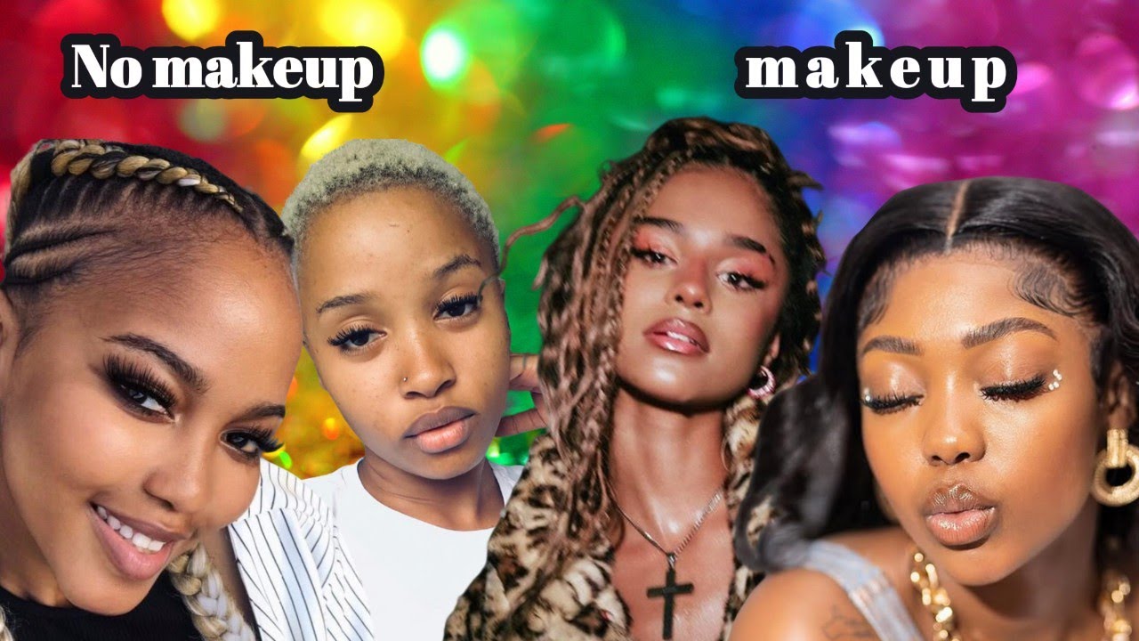 Female Amapiano Artists: Natural Beauty vs Makeup - YouTube