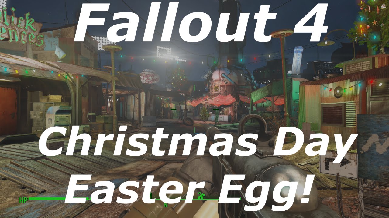 Merry Christmas Everyone! Fallout 4 Christmas Easter Egg In Diamond City! (Fallout 4 Easter Eggs ...