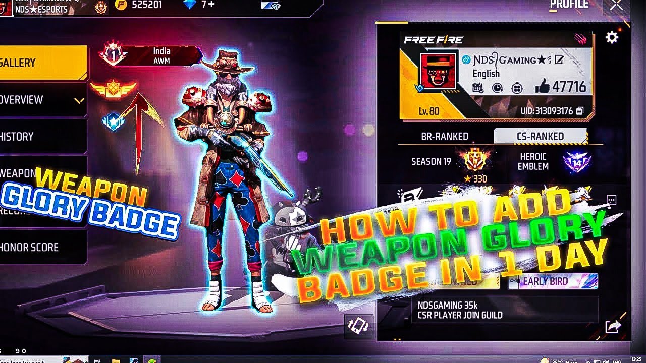 Weapon Glory Badge In 1 Day🔥 Clash Squad Hidden Tricks😱 || Garena Free ...