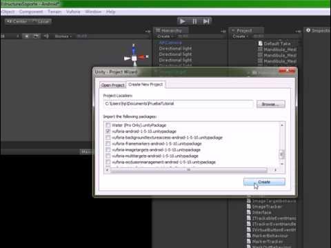 Tutorial Basico Unity 3D Realidad Aumentada - YouTube