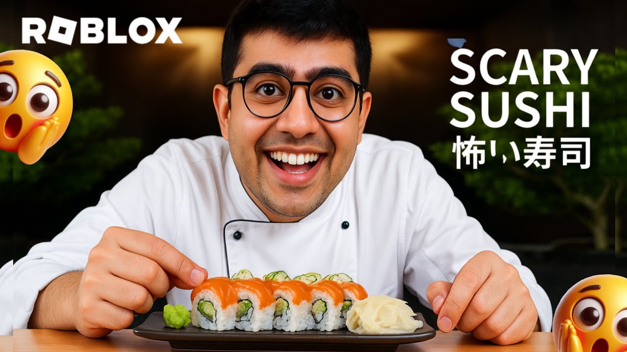 I COOKED SUSHI 🍱🍣👨🏻‍🍳 || SCARY SUSHI || Horror Game || Roblex || Aryan ...