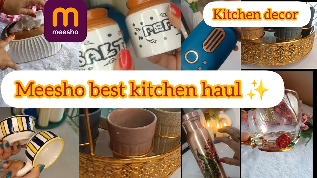 Meesho kitchen product haul 🫶/ kitchen decor/ kitchen finds / meesho ...