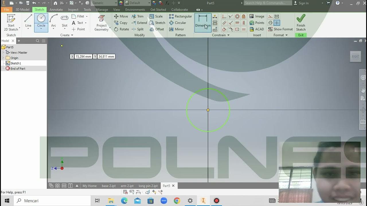 UAS autodesk inventor: scissor lift table - YouTube