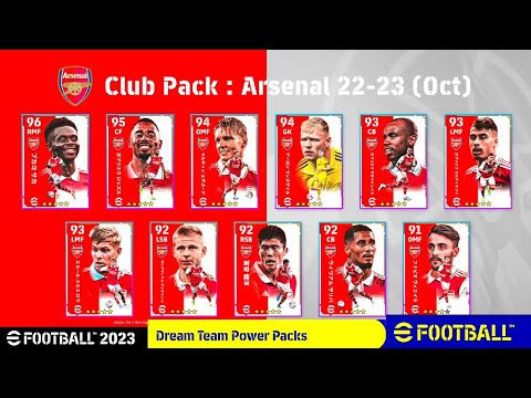 Arsenal 22-23 club pack max lvl training for quick counter playstyle ...