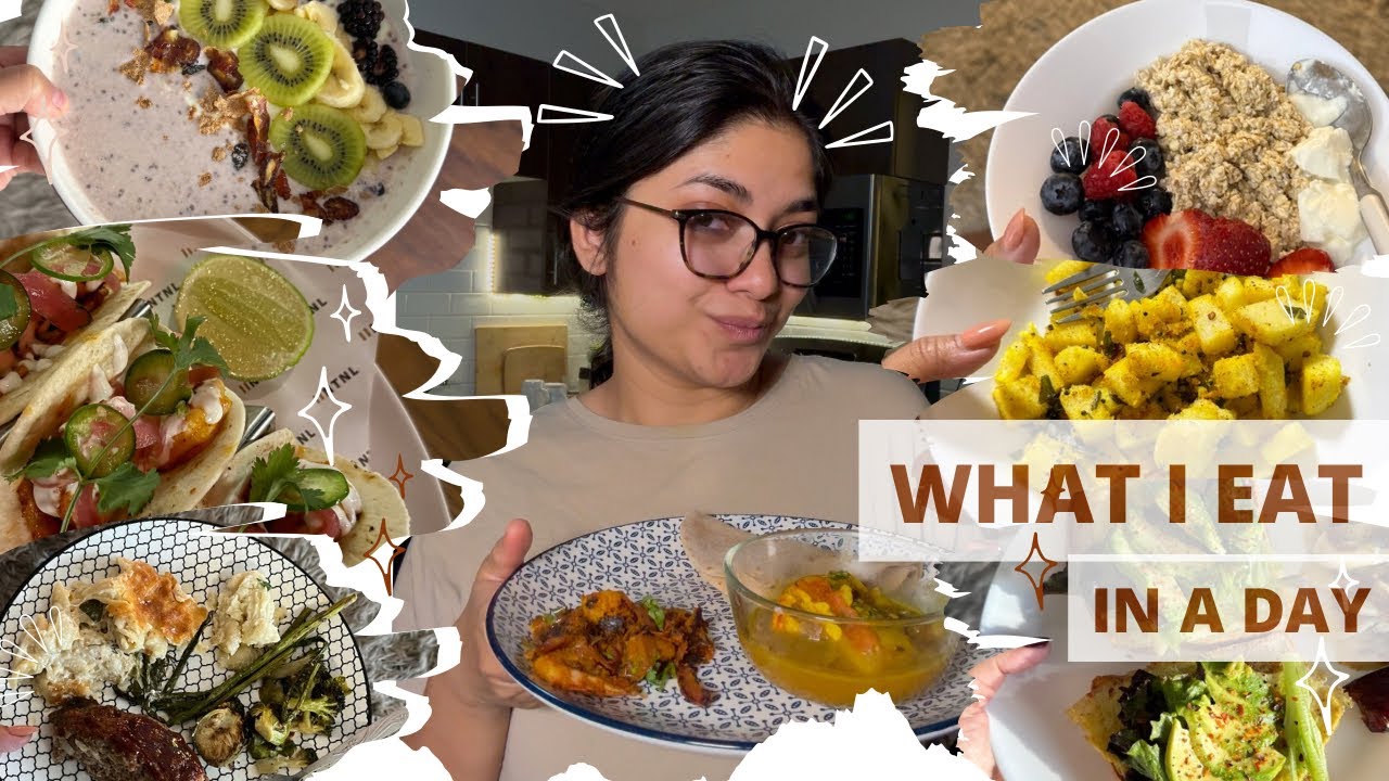 *realistic* What I eat in a day |Simple, Protein , easy recipes at home ...